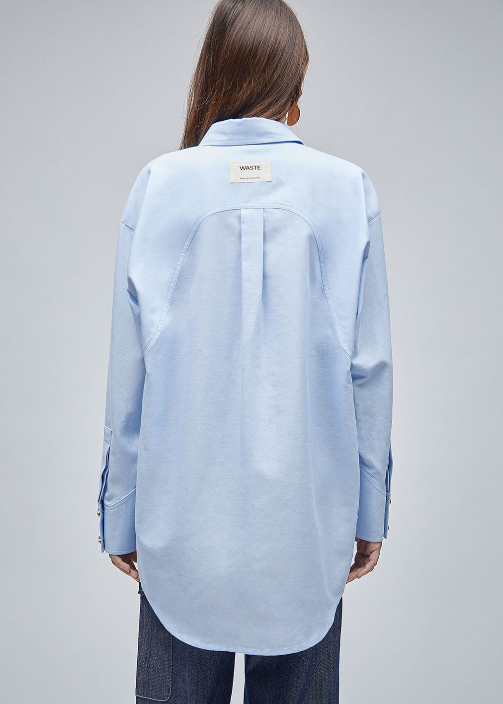Blue Willy Oversized Shirt – WASTE Paris
