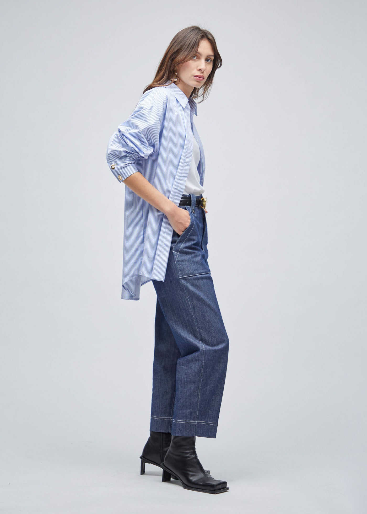 Oversized Willy Striped Shirt – WASTE Paris