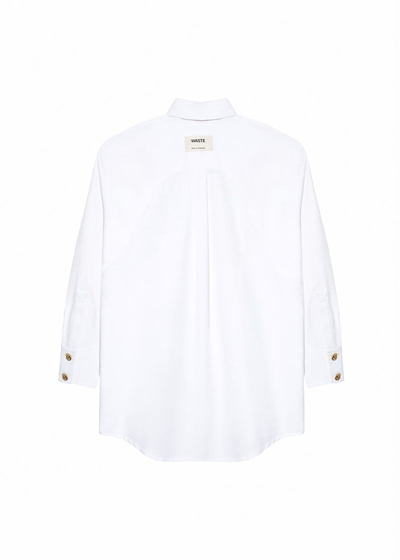 Willy White Oversized Shirt – WASTE Paris